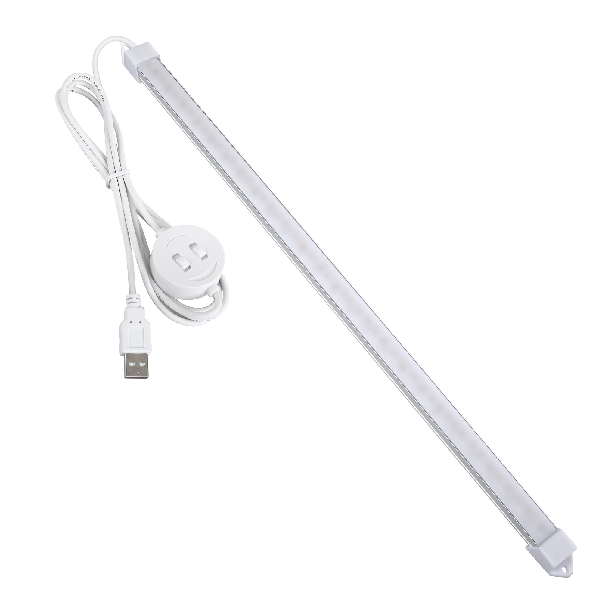 【楽天市場】ASSEUI LED バーライト USBライト キッチンライト 蛍光灯 棚下ライト 高輝度 直管形 ライトバー 電球色 昼白色 ...