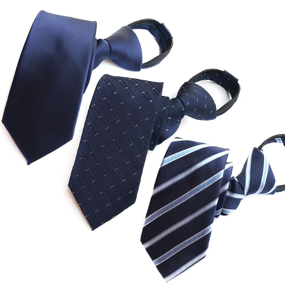 【楽天市場】[FANGXI] ワンタッチネクタイ 5秒装着 結ばないネクタイ 8CM ジップ式簡単 フォーマル ネクタイ メンズ ノーアイロン ...