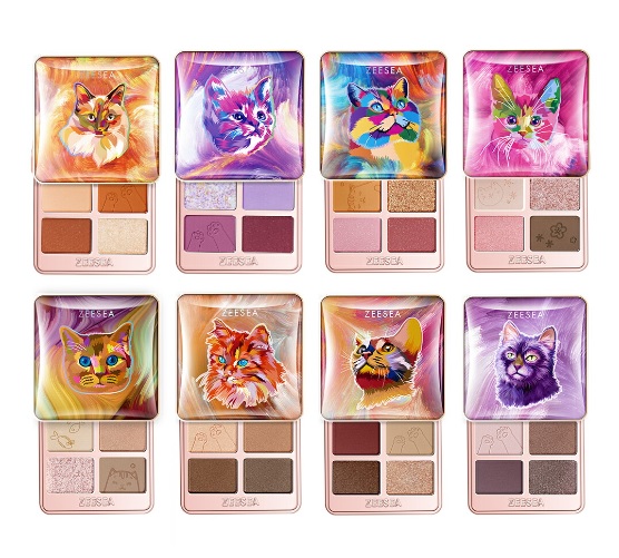 【楽天市場】ZEESEA ズーシー アニマル アイシャドウ 4シェード 四色 アイシャドウパレット 夢幻燦爛 動物シリーズ 猫 中国コスメ 化粧品 海外 コスメ 送料無料：食品・雑貨の総合通販 ...