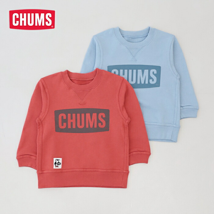 【楽天市場】チャムス キッズチャムスロゴクルートップループパイル (CH20-1077) Kid's CHUMS Logo Crew Top ...