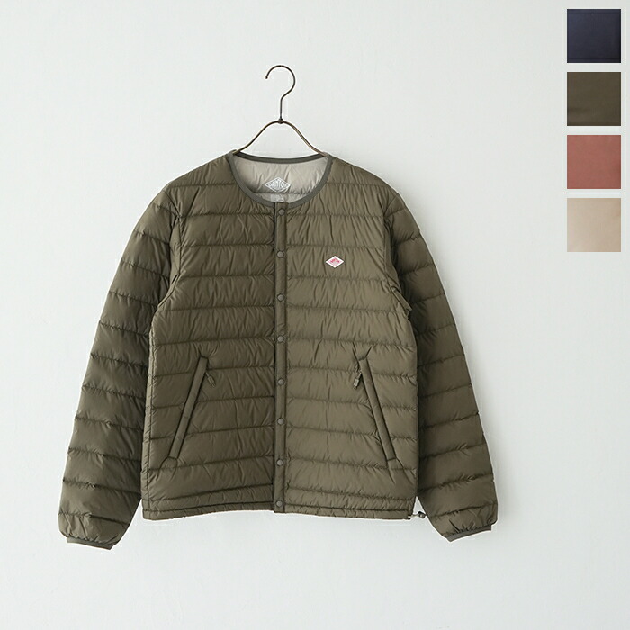 【楽天市場】ダントン インナーダウンクルージャケット (DT-A0025 NNF) NYLON TAFFETA INNER DOWN CREWNECK JACKET DANTON(メンズ ...