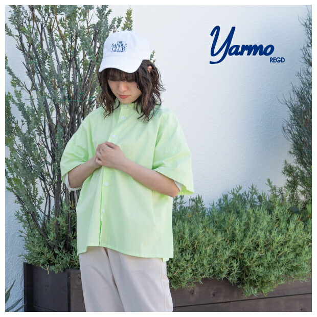 【楽天市場】ヤーモ サイドオープン ボクシーシャツ キャンブリック (YAR-24SS S25) Side Open Boxy Shirts_Cambric Yarmo(レディース) *送料 ...