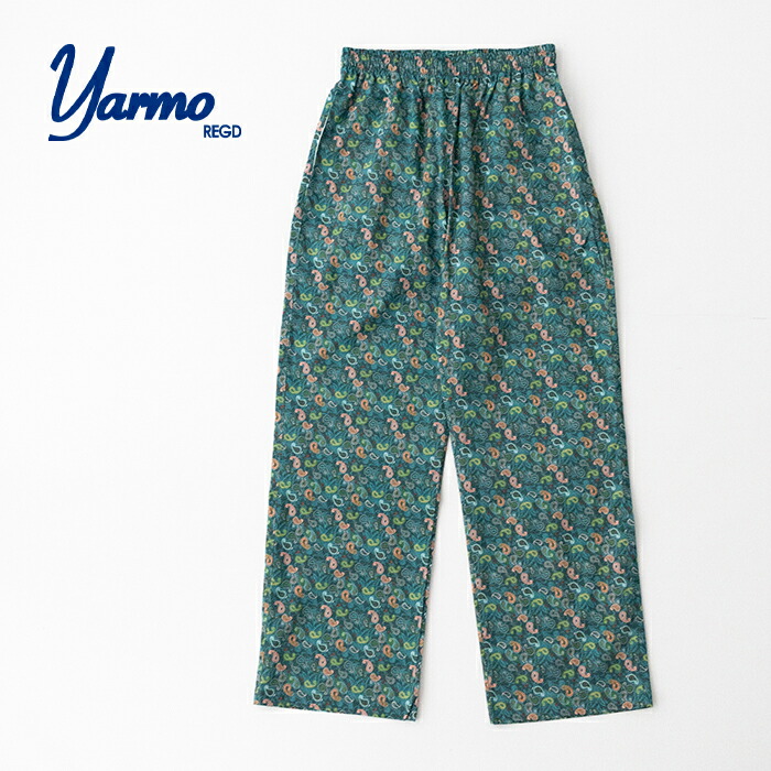 【楽天市場】ヤーモ GALLEY TROUSERS_Paisley Cotton (YTU-25SS 07_Paisley Cotton) Yarmo(レディース) *送料無料*【後払い決済 ...