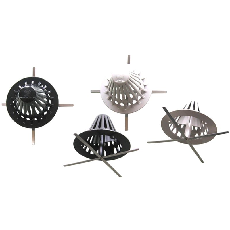 【楽天市場】塩ビ ストレーナー キャップ 12個入 NH15T タテ式 2色 カラー選択 ブラック グレー 適用パイプ呼び径50-100 屋上 ...