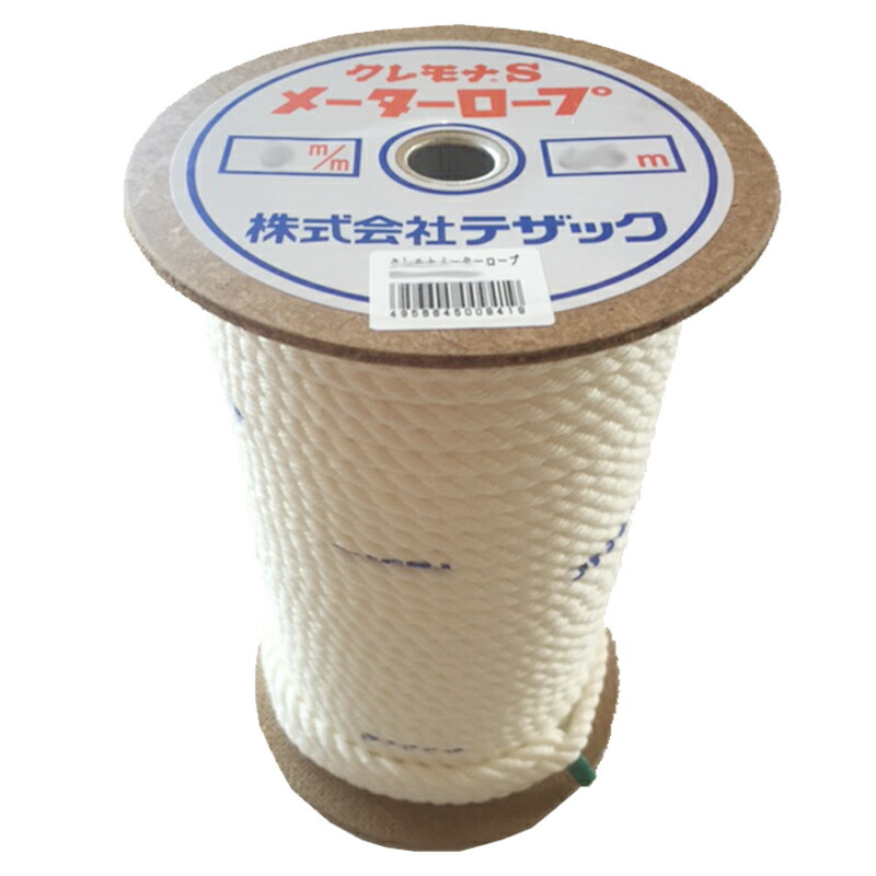 【楽天市場】クレモナSロープ サイズ 7種 メーターロープS 親綱 命綱 荷綱 耐候性 耐摩耗性 デザック 三冨D：プラスワイズ建築店