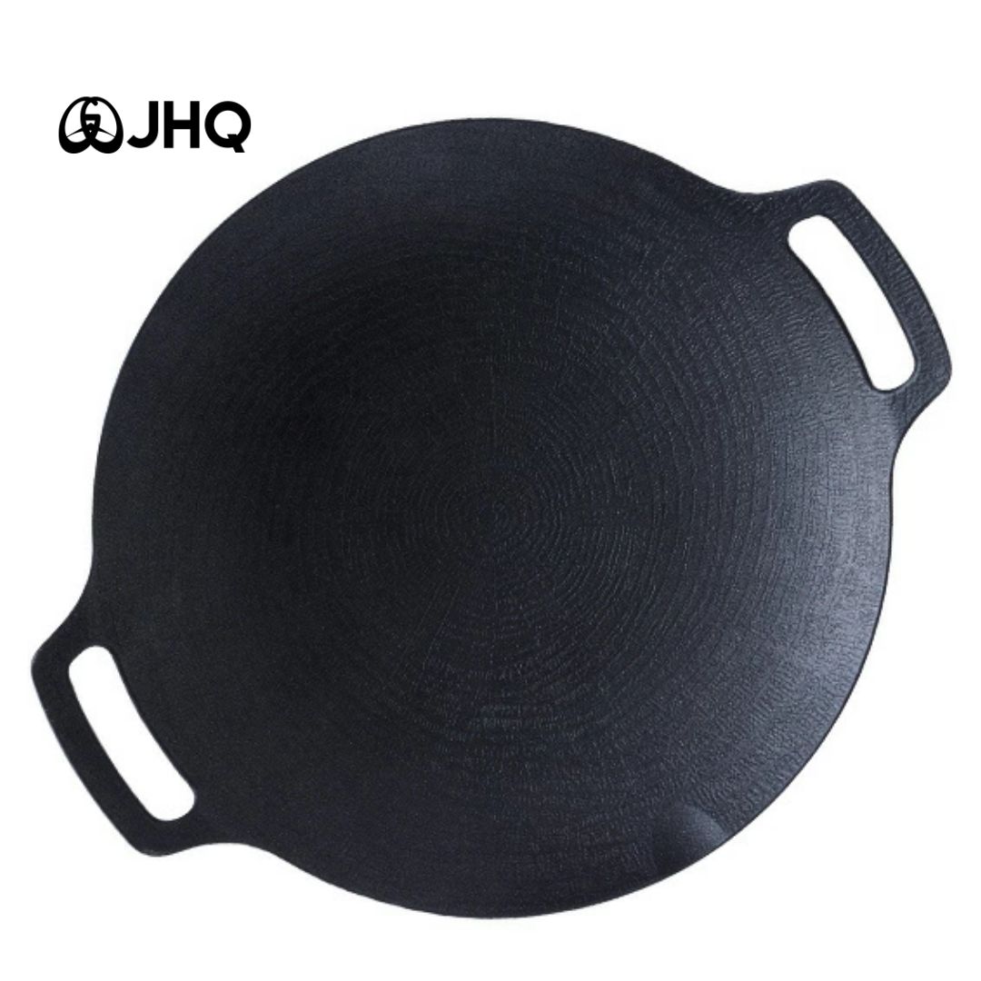 【楽天市場】JHQ (ジェイエイチキュー) 鉄板マルチグリドル 深型 (単品) 36cm │ IH対応 直火対応 焚き火 鉄板 グリルプレート ノンスティック加工 アウトドア キャンプ ソロ ...