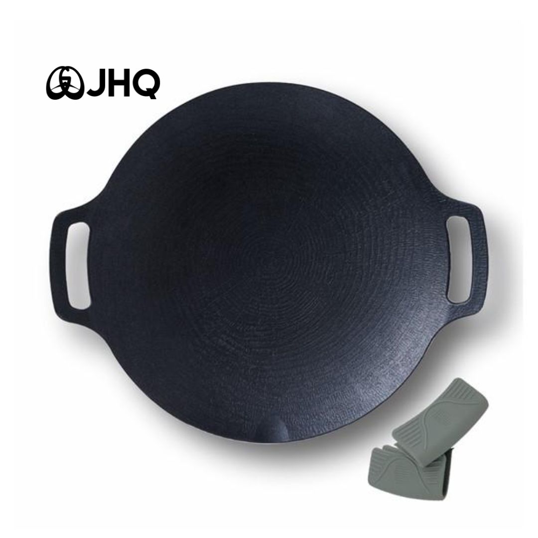 【楽天市場】JHQ (ジェイエイチキュー) 鉄板マルチグリドル 深型 (単品) 29cm │ IH対応 直火対応 焚き火 鉄板 グリルプレート ノンスティック加工 アウトドア キャンプ ソロ ...
