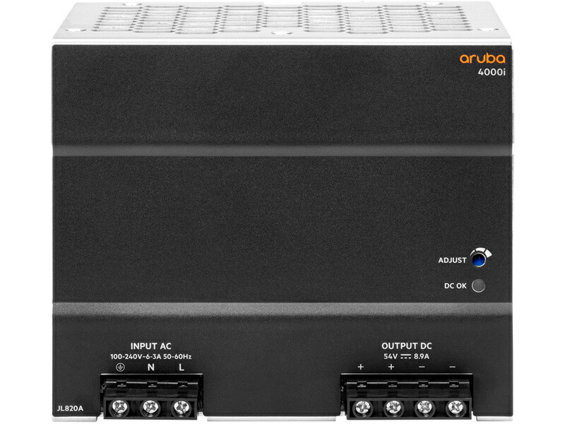 【楽天市場】HP JL820A HPE Aruba Networking CX 4000i POE 54VDC 480W 100-240VAC ...