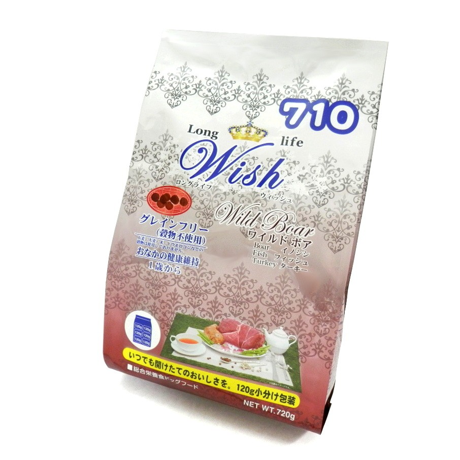 【楽天市場】ウィッシュ ワイルドボア 720g（120g×6袋） 【Wish ドッグフード】 ：P＆LUXE