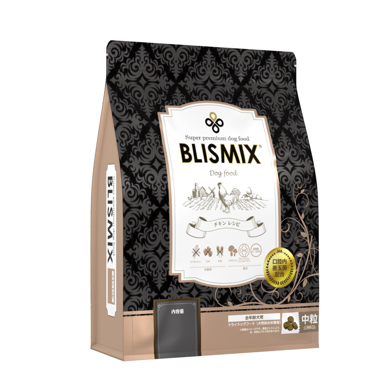 【楽天市場】ブリスミックス チキン 中粒 3kg 【BLISMIX ドッグフード】 ：P＆LUXE