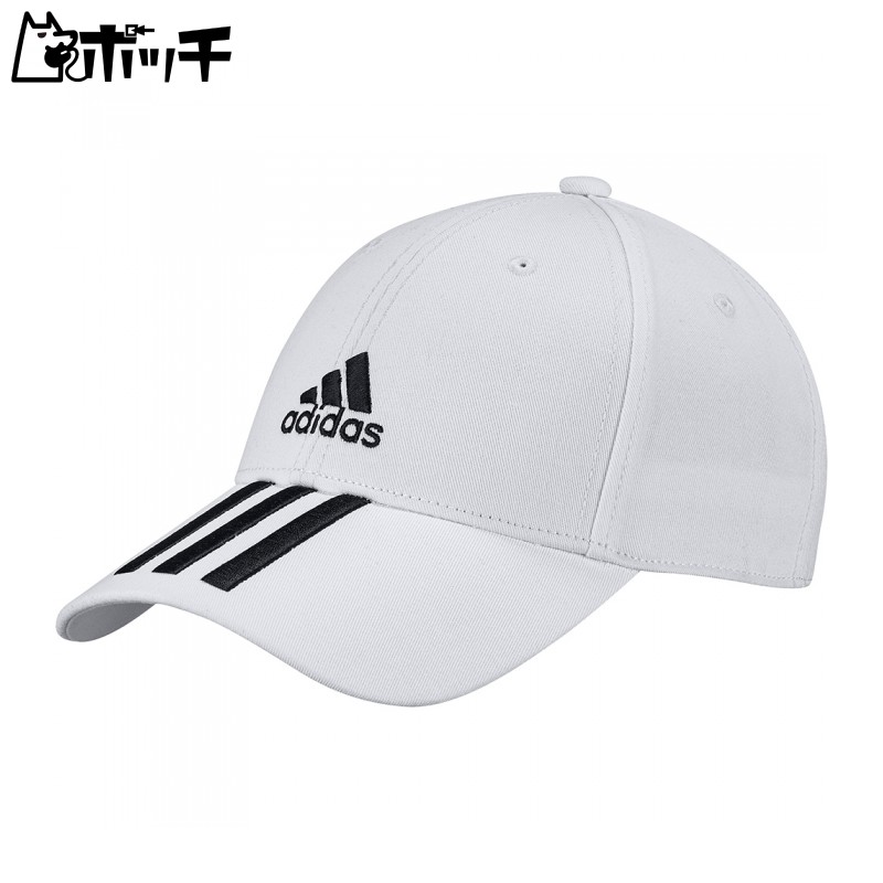 【楽天市場】アディダス BASEBALL 3ST CAP COTTON GNS09 FQ5411ホワイト/ブラック/ブラック adidas ...