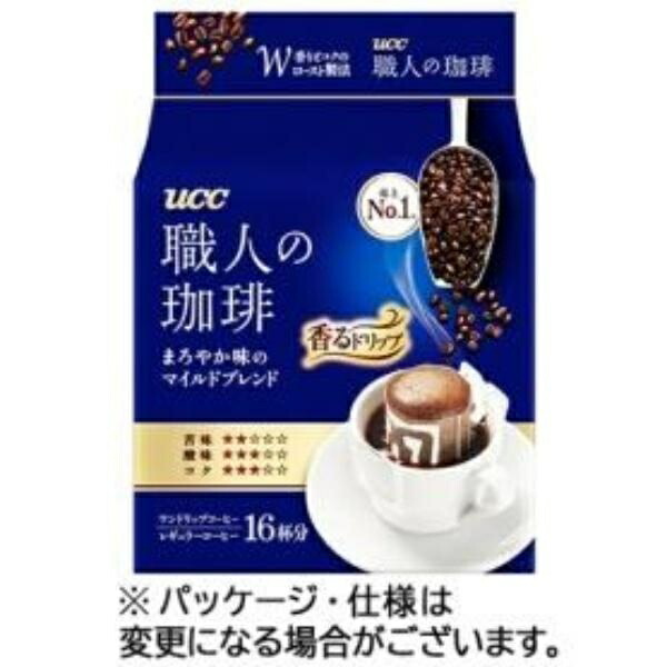 【楽天市場】UCC 職人の珈琲 ワンドリップコーヒー まろやか味のマイルドブレンド 7g 1パック（16袋）：ポッチ