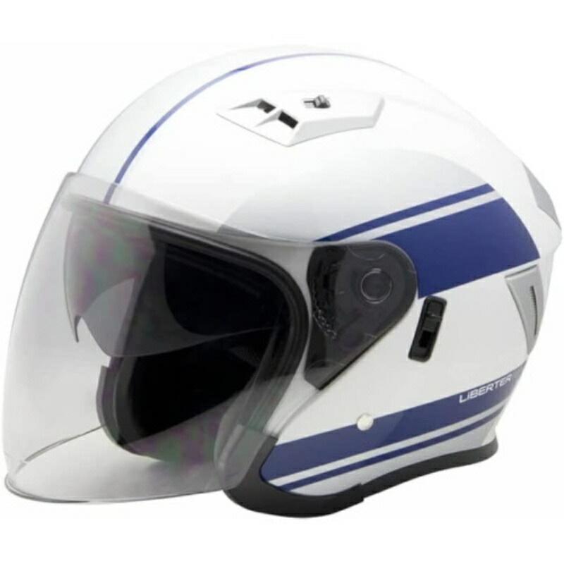 【楽天市場】Wシールド ジェットヘルメット LIBERTER（リベルタ）：ポッチ