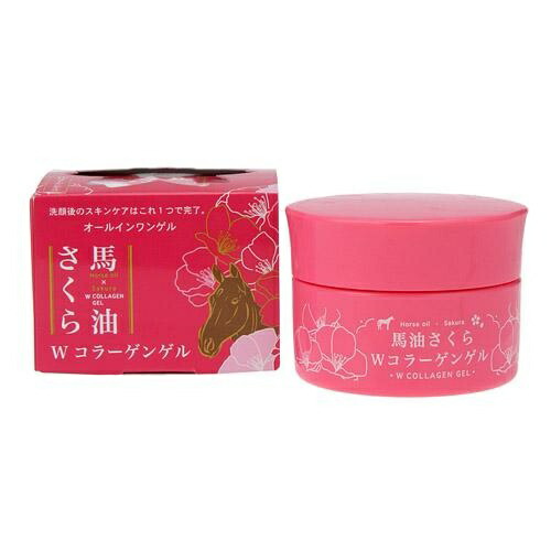 【楽天市場】馬油さくら Wコラーゲンゲル：ポッチ