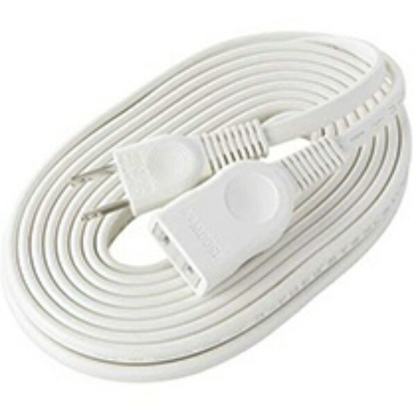 【楽天市場】ELPA(エルパ) 延長コード 2Pメス−2Pオス ホワイト 5m LPE−105N（W） 1本：ポッチ