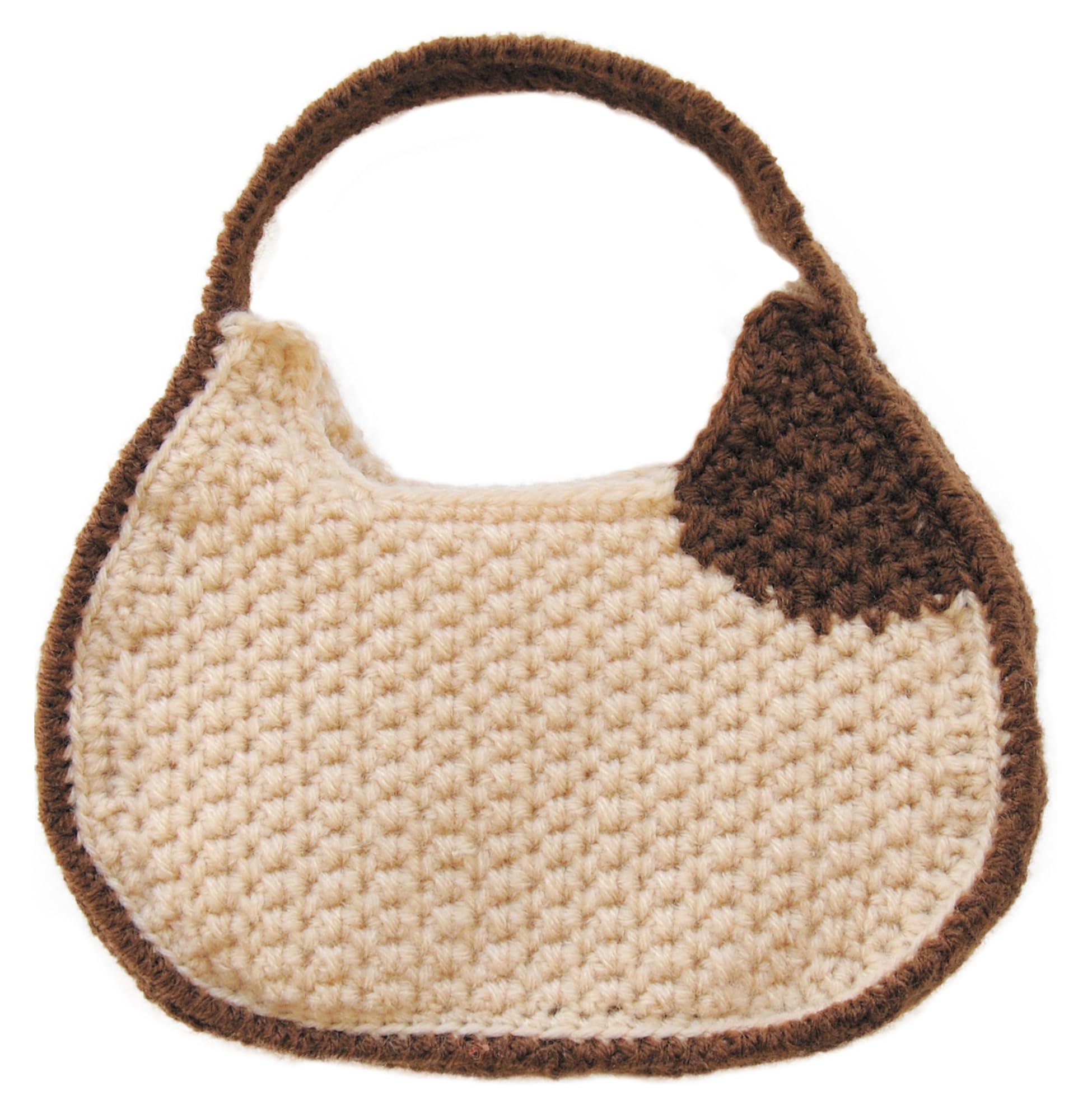 【楽天市場】ハマナカ あみものキット (ハマナカ ピッコロ 使用) ねこバッグ ミニ COL. 16・17使用 (サイズ 約 幅14.5cm×深さ8.5cm×マチ1.5cm) H320-003 ...