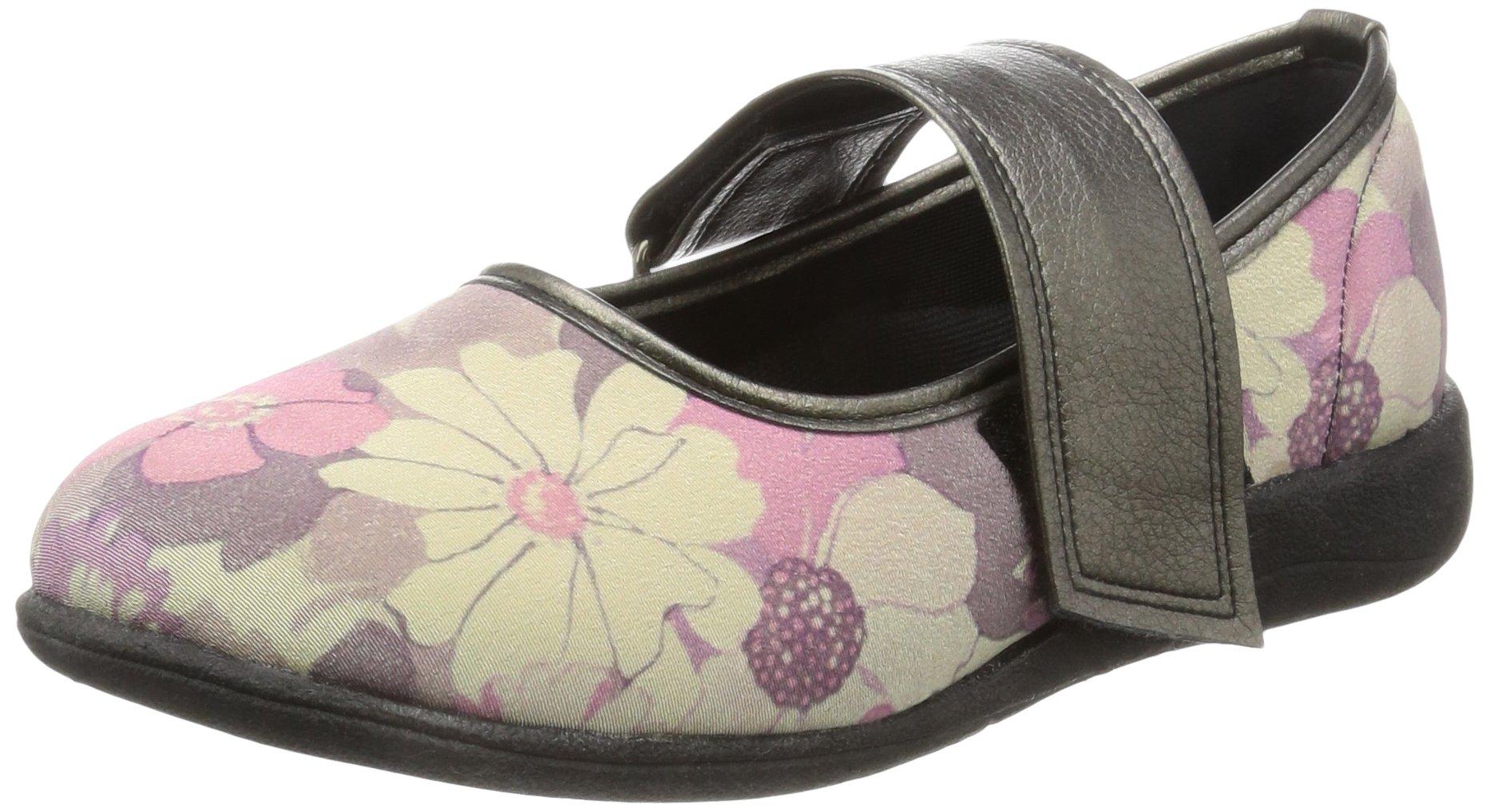 【楽天市場】[マリアンヌ] パンプス ケアシューズ SaiSai フラワープリント W941 フルールパープル フルールパープル 23.5 4E：ポッチ