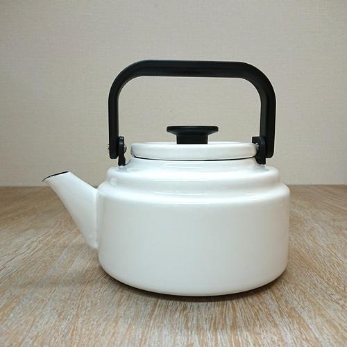 【楽天市場】野田琺瑯 電磁調理器対応 アムケトル 2.0L ホワイトAM-20K：ポッチ