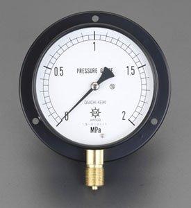 【楽天市場】エスコ G3/8"/100mm/0-10MPaつば付圧力計 EA729DH-100：ポッチ