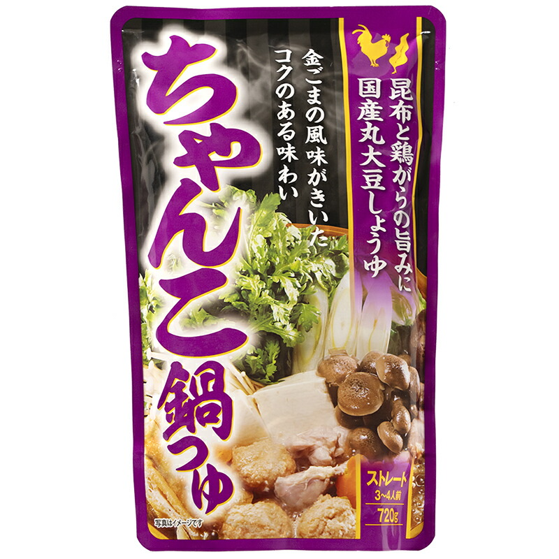【楽天市場】イチビキ ちゃんこ鍋つゆ（ストレートタイプ） / 3～4人前（720g）：ぽちべる