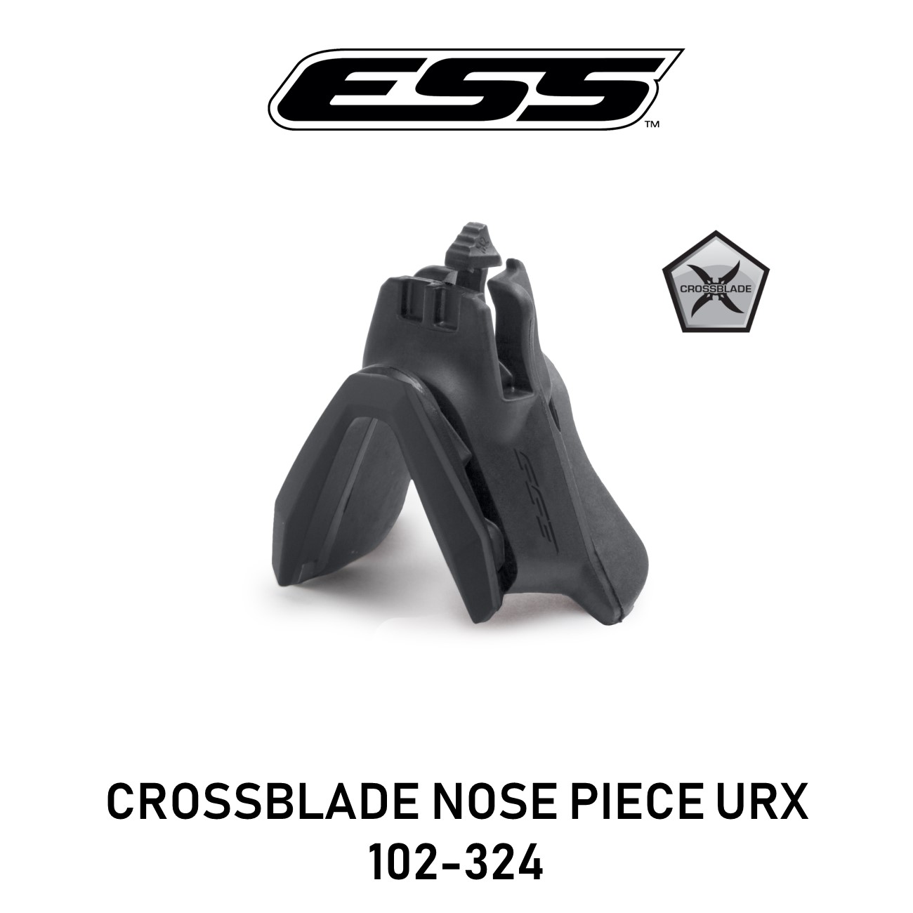 【楽天市場】ESS CROSSBLADE NOSE PIECE URX クロスブレイド用 鼻パッド ブラック：スマホの中のメガネ屋さん