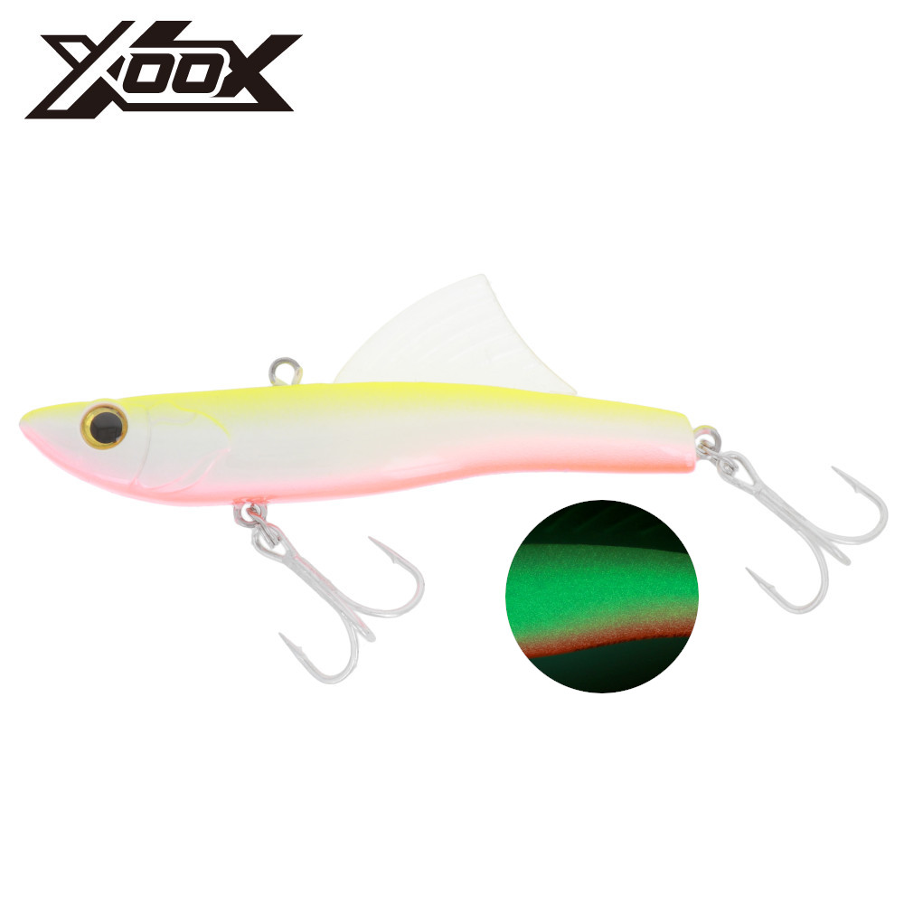 【楽天市場】【マラソン中5%クーポン＆最大P10倍！】ルアー XOOX ナブラフィンバイブ 90 グローパールチャート【ゆうパケット】：釣具のポイント 楽天市場店