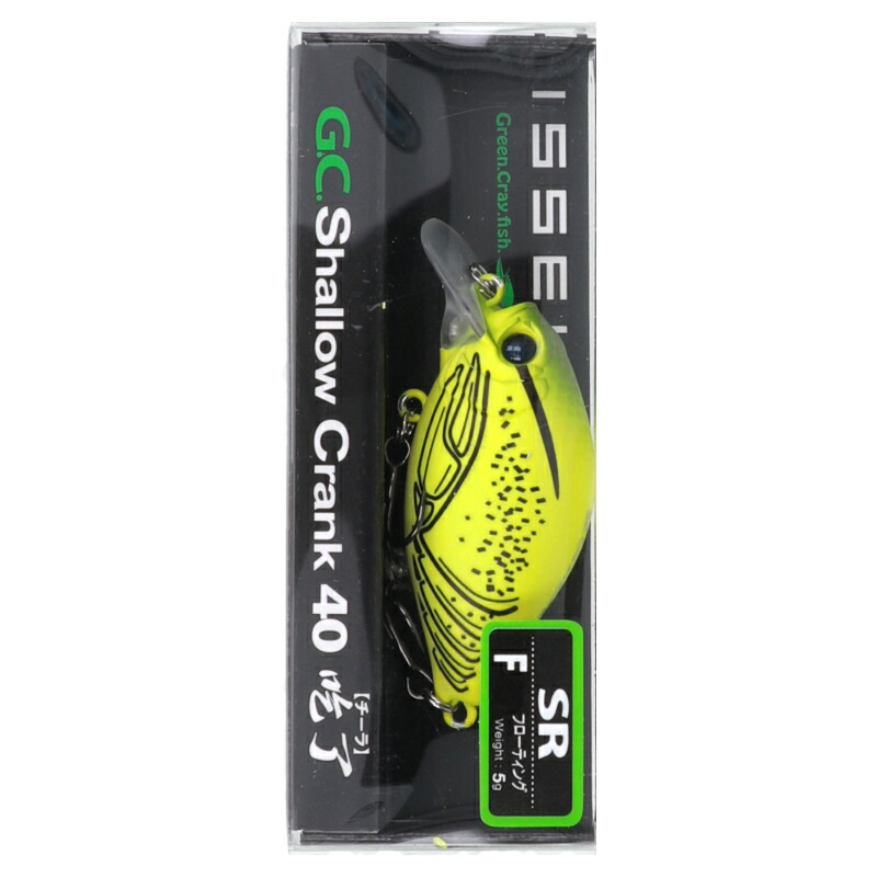 【楽天市場】issei ルアー G.C.シャロークランク 40SR チーラ #38 チャートクロウ【ゆうパケット】：釣具のポイント 楽天市場店
