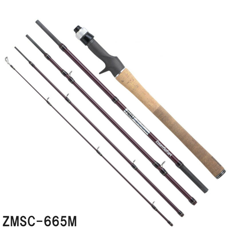 【楽天市場】【マラソン期間中はエントリー＆3点購入でP最大28倍！】アブガルシア ズームサファリ ZMSC-665M (モバイルロッド)：釣具のポイント 楽天市場店