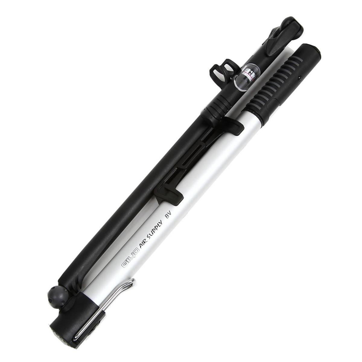 【楽天市場】GIYO GM-821 シルバー 携帯用 マイクロフロアポンプ IN-LINEゲージ付 仏/米/英式対応：アウトドアチェア【ポンコタン】