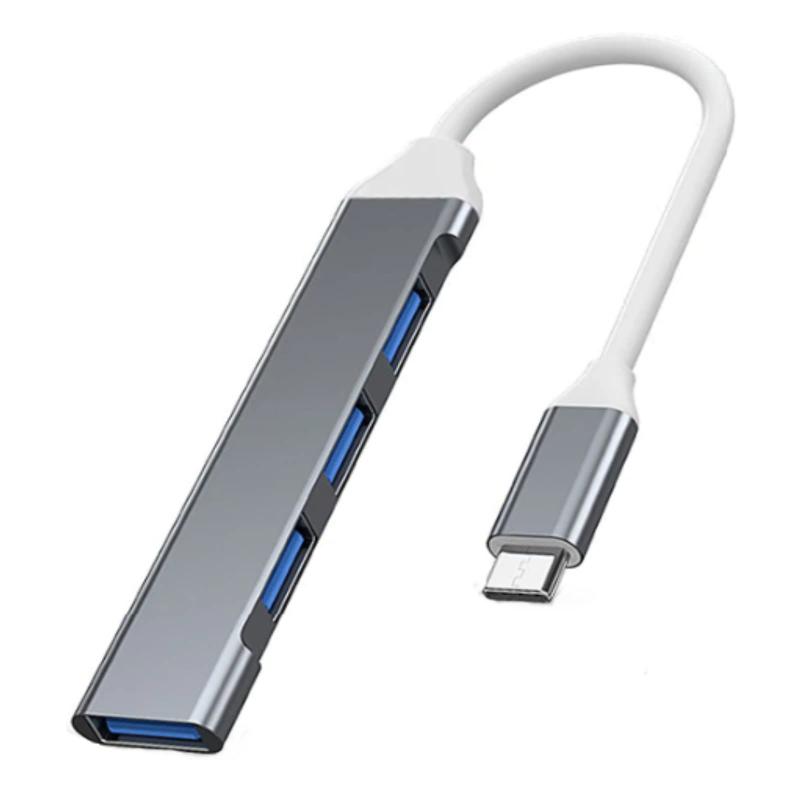 【楽天市場】YFFSFDC Mini超小型・USB HUB Type Cハブ4-in-1 USB3.0 ハブ5Gbpsスリム設計 usb 拡張ポート mac usbハブ 様々なUSB3.0/2 ...