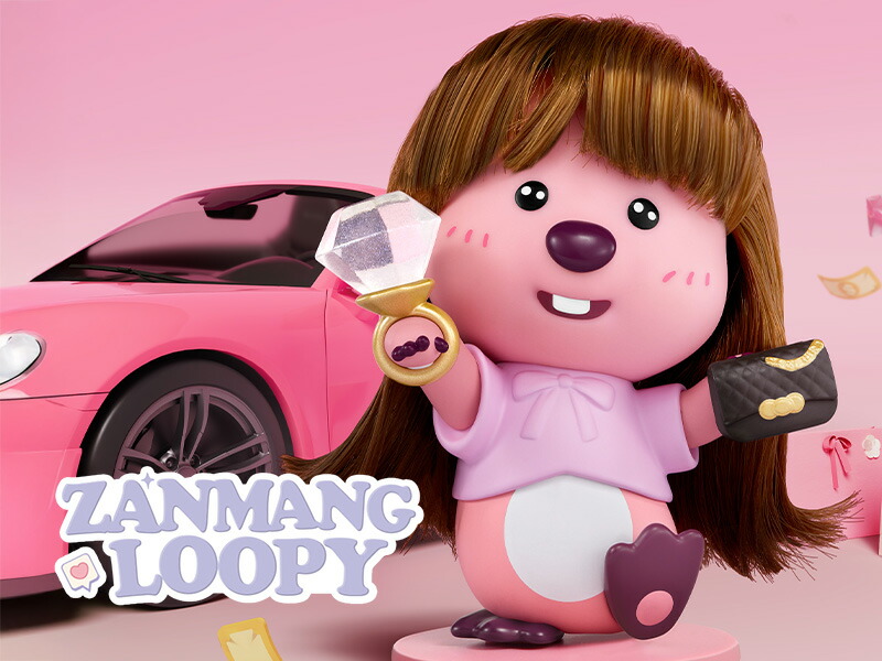 【楽天市場】【POP MART 公式ストア】ZANMANG LOOPY’s Moments シリーズ【ピース】 ブラインドボックス フィギュア ...