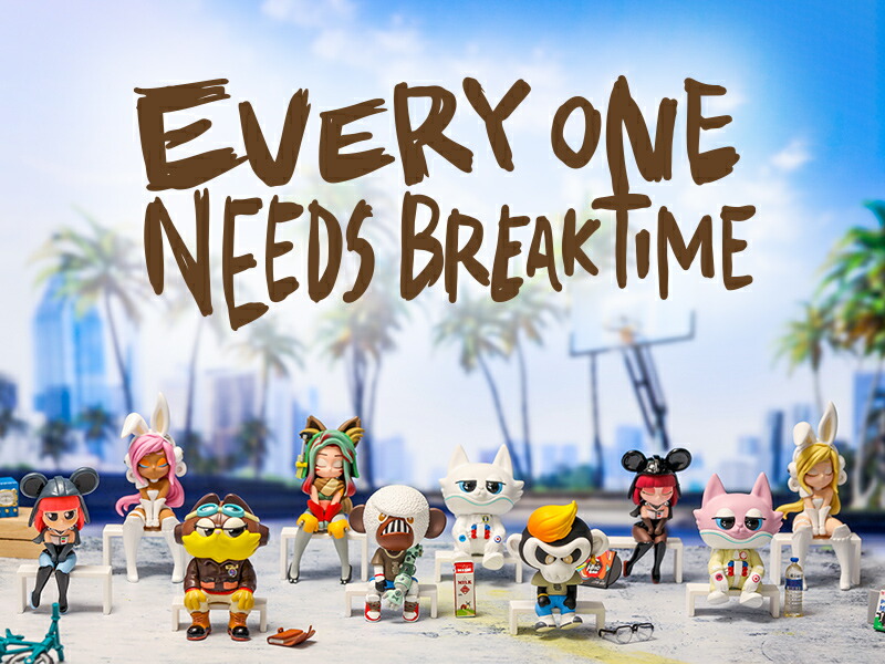 【楽天市場】coolrainLABO Everyone Needs Break Time シリーズ【アソートボックス】：POP MART ...
