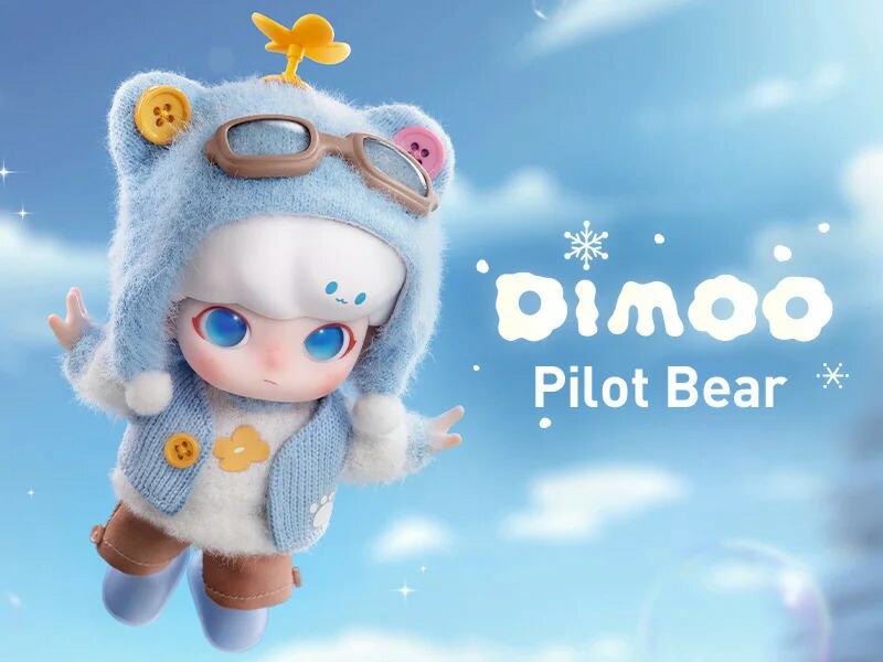 【楽天市場】DIMOO Pilot Bear アクションフィギュア：POP MART JAPAN 楽天市場店