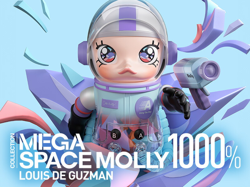 【楽天市場】MEGA コレクション 1000% SPACE MOLLY Louis De Guzman：POP MART JAPAN 楽天市場店