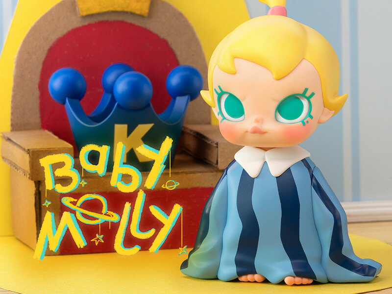 【楽天市場】POP MART Baby Molly When I was Three! シリーズ マグネット【ピース】：POP MART ...