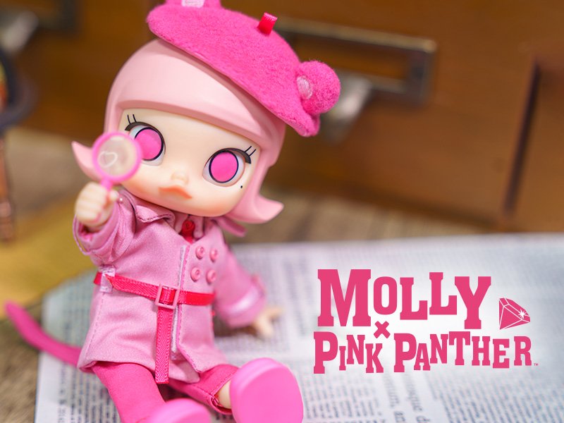 【楽天市場】MOLLY × PINK PANTHER アクションフィギュア：POP MART JAPAN 楽天市場店