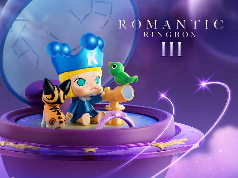 【楽天市場】【期間中エントリーでP10倍！】POP MART 公式ストア ロマンティック リング ボックス シーンセット【ピース】：POP ...