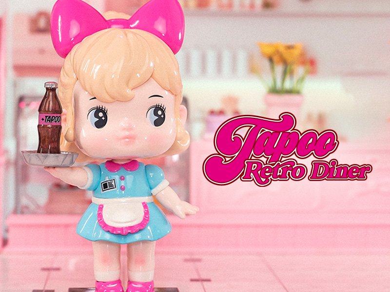 【楽天市場】TAPOO レトロ ダイナー シリーズ【ピース】：POP MART JAPAN 楽天市場店