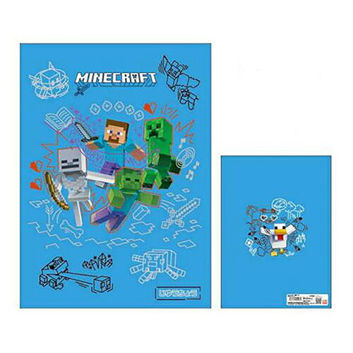 【楽天市場】マインクラフト 自由帳 B5 ( ブルー ) 17922 マイクラ グッズ じゆうちょう 白 無地 ノート 文房具 文具 ...