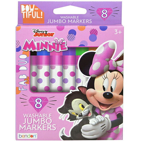 【楽天市場】ミニー マーカー 8色 セット 19080 ミニー Minnie カラーペン ペン 文具 文房具 塗り絵 ぬりえ お絵かき おえ ...
