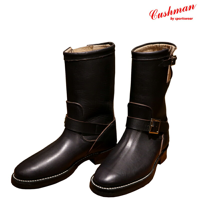 【楽天市場】【送料無料】 CUSHMAN（クッシュマン） “OILED LEATHER ENGINEER BOOTS/オイルドレザーエンジニア ...