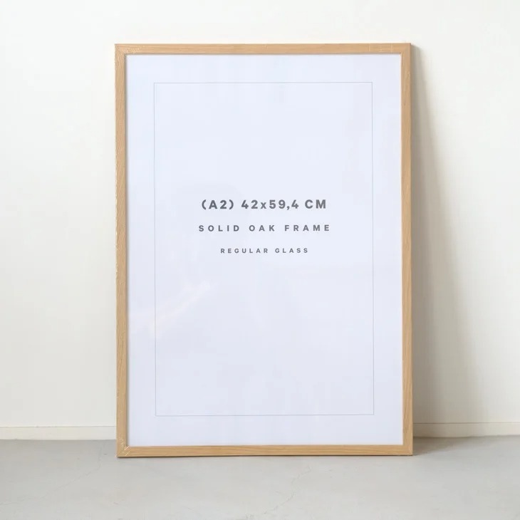 【楽天市場】【A2】POSTER & FRAME - Oak Nature Frame (oak) | ポスターフレーム 送料無料 額縁 オーク 木製 a2 art アート アートフレーム ...