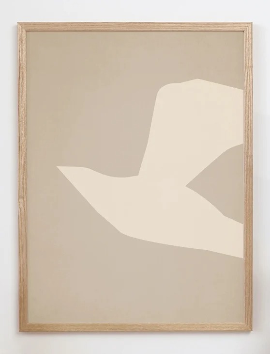 【楽天市場】【30x40cm】CARO CARO PRINTS | Abstract Bird Art Print (ABST-06 ...