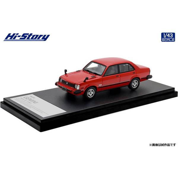 【楽天市場】【12月予約】ハイストーリー 1/43 いすゞ ジェミニ セダン ZZ/T 1981 レッド 完成品ミニカー HS472RE：ポストホビーWEBSHOP