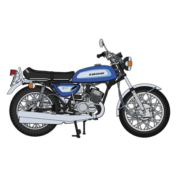 【楽天市場】ハセガワ 1/12 カワサキ 500-SS/MACHIII(H1A) スケールモデル 21735：ポストホビーWEBSHOP