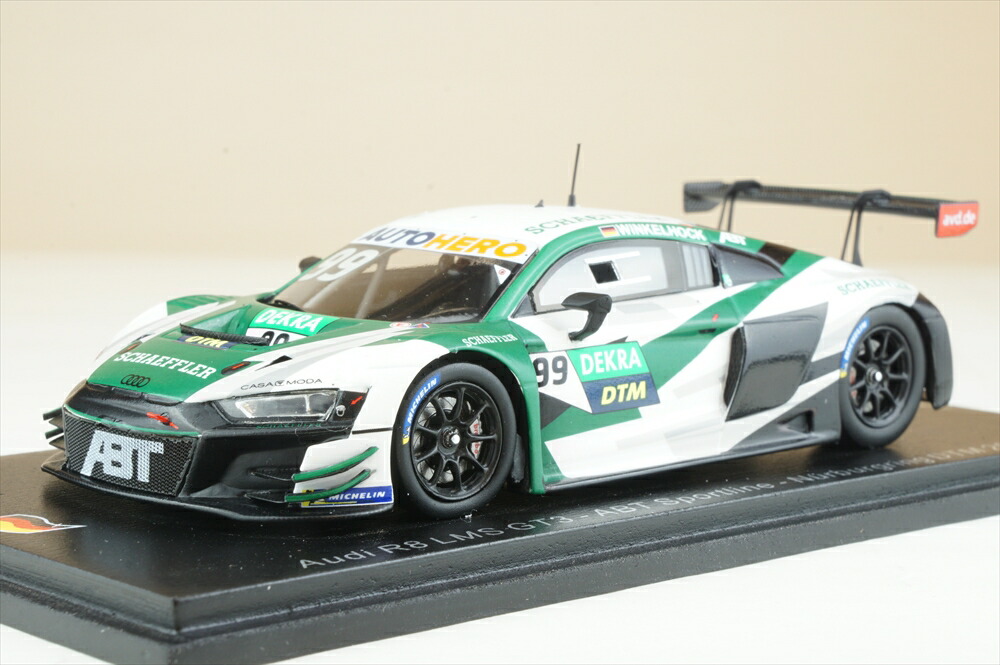 【楽天市場】スパーク 1/43 アウディ R8 LMS GT3 No.99 アプト・スポーツライン 2021 DTM ニュルブルクリンク 14 ...