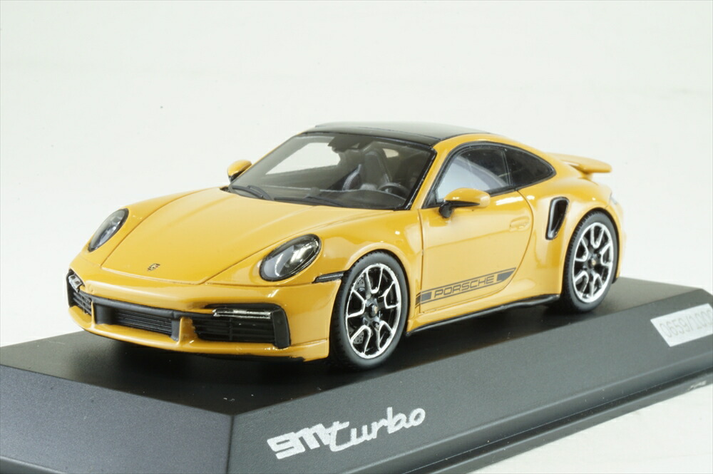 【楽天市場】ディーラー別注 1/43 ポルシェ 911 ターボ 992 バハマイエロー 完成品ミニカー WAP0201600PTRB：ポスト ...