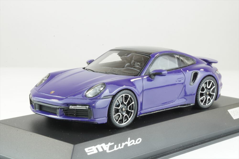 【楽天市場】ディーラー別注 1/43 ポルシェ 911 ターボ 992リミテッド ウルトラヴァイオレット 完成品ミニカー ...