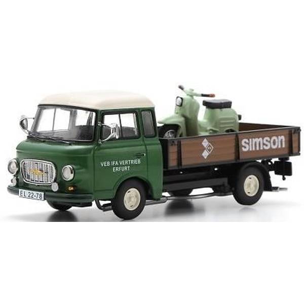 【楽天市場】【12月予約】シュコー 1/43 バルカス B1000 w.Simson Schwalbe "Simson Service" 完成 ...