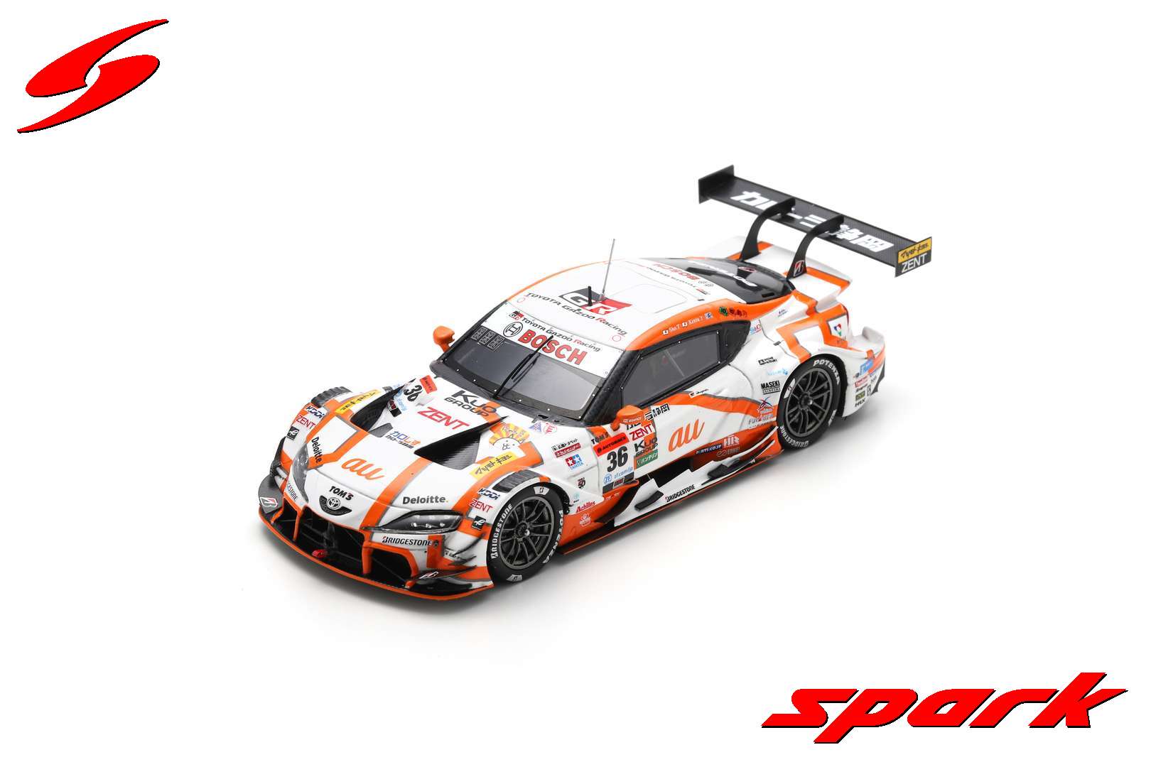 【楽天市場】スパーク 1/43 au TOM'S GR Supra No.36 TGR TEAM au TOM'S 2024 GT500 ...